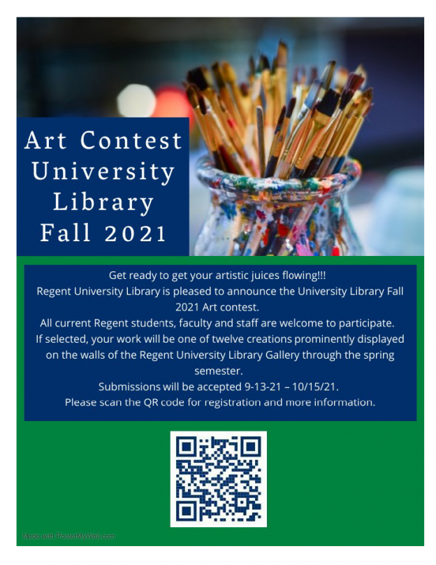 Library Art Contest | Regent University Library Link